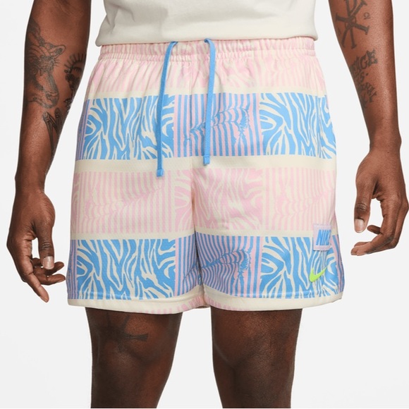 Nike | Shorts | Nike Club Trippy Safari Mesh Fit Shorts | Poshmark